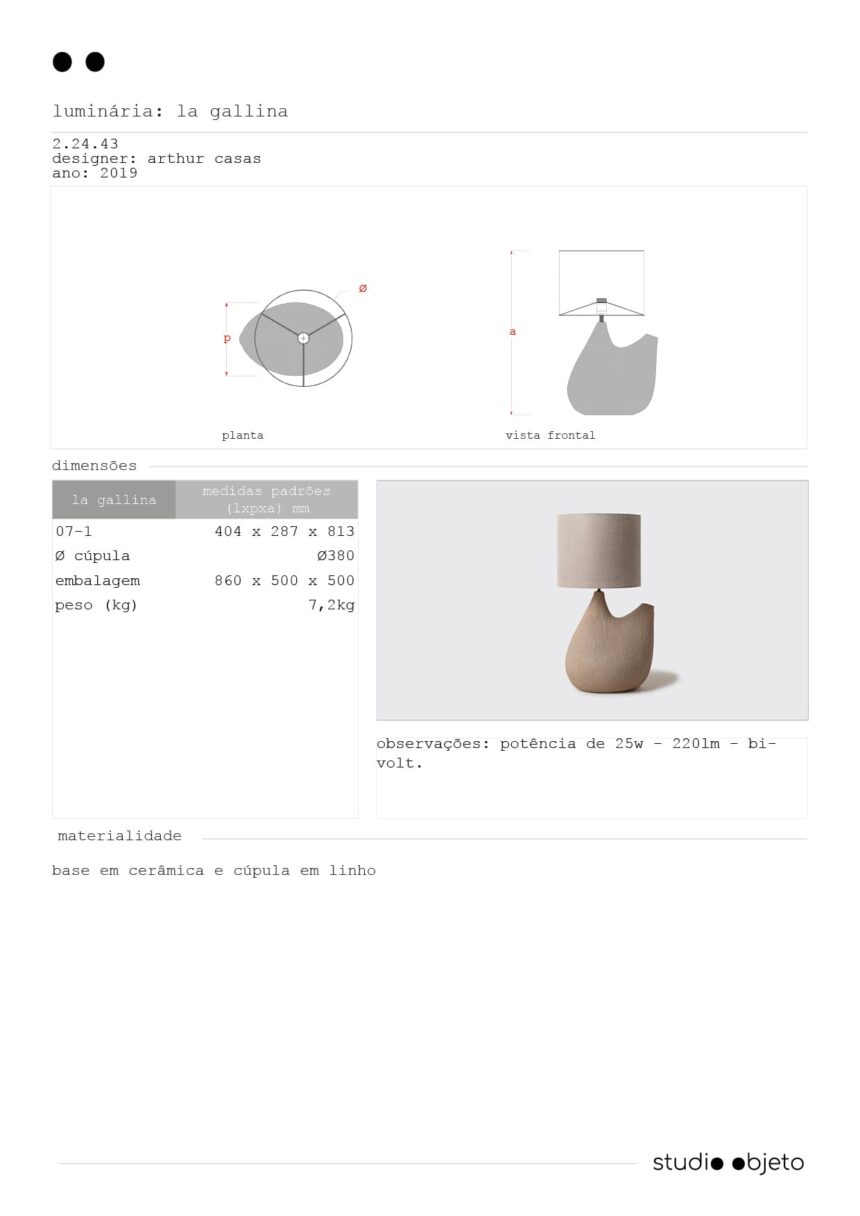 la gallina – Studio Objeto