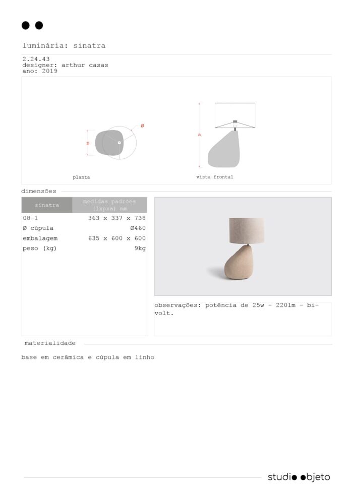 sinatra – Studio Objeto