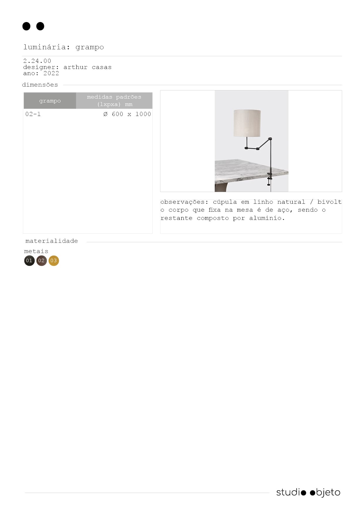 grampo – Studio Objeto