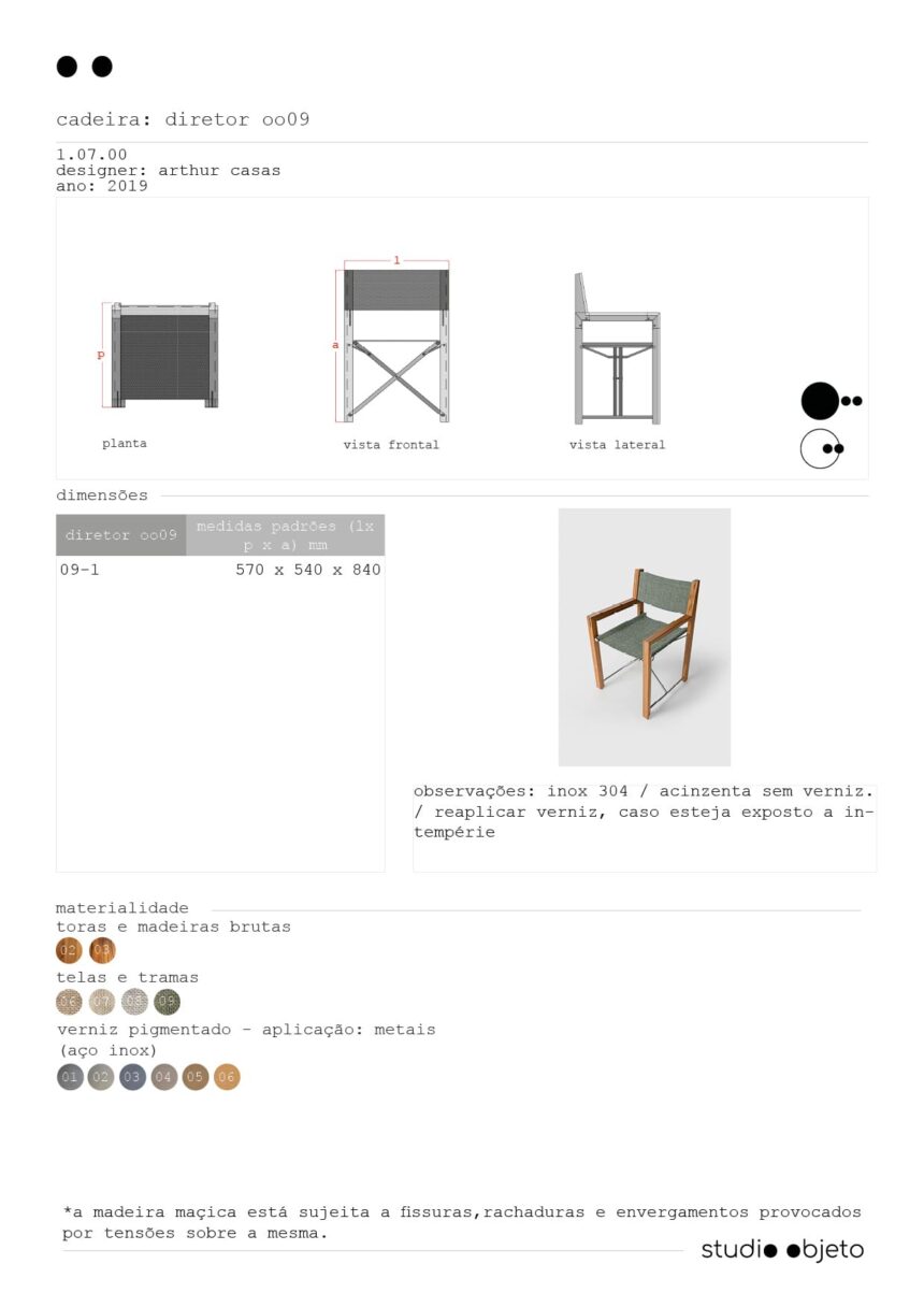 diretor oo09 – Studio Objeto