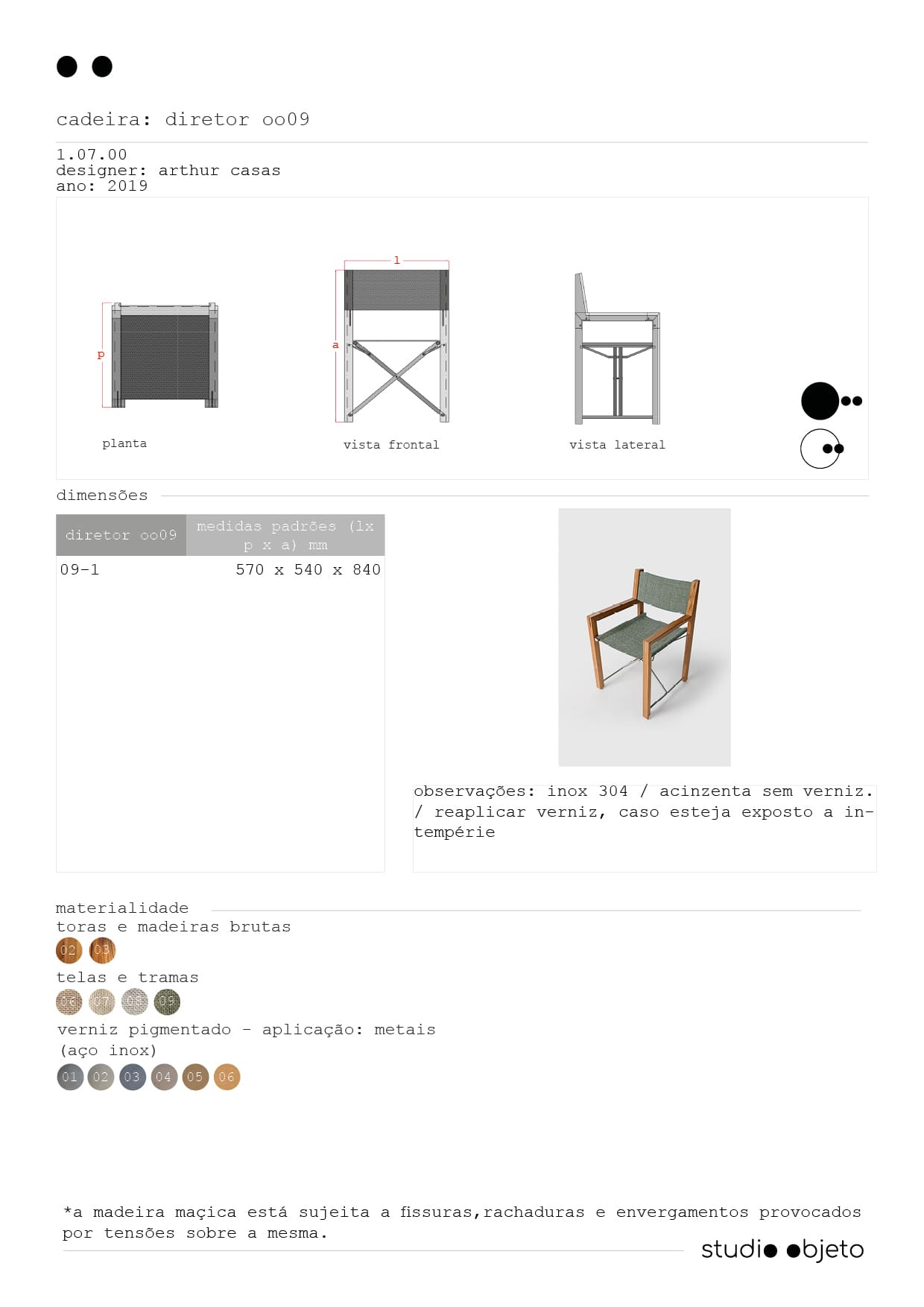 diretor oo09 – Studio Objeto