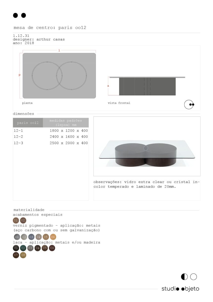 paris oo12 – Studio Objeto