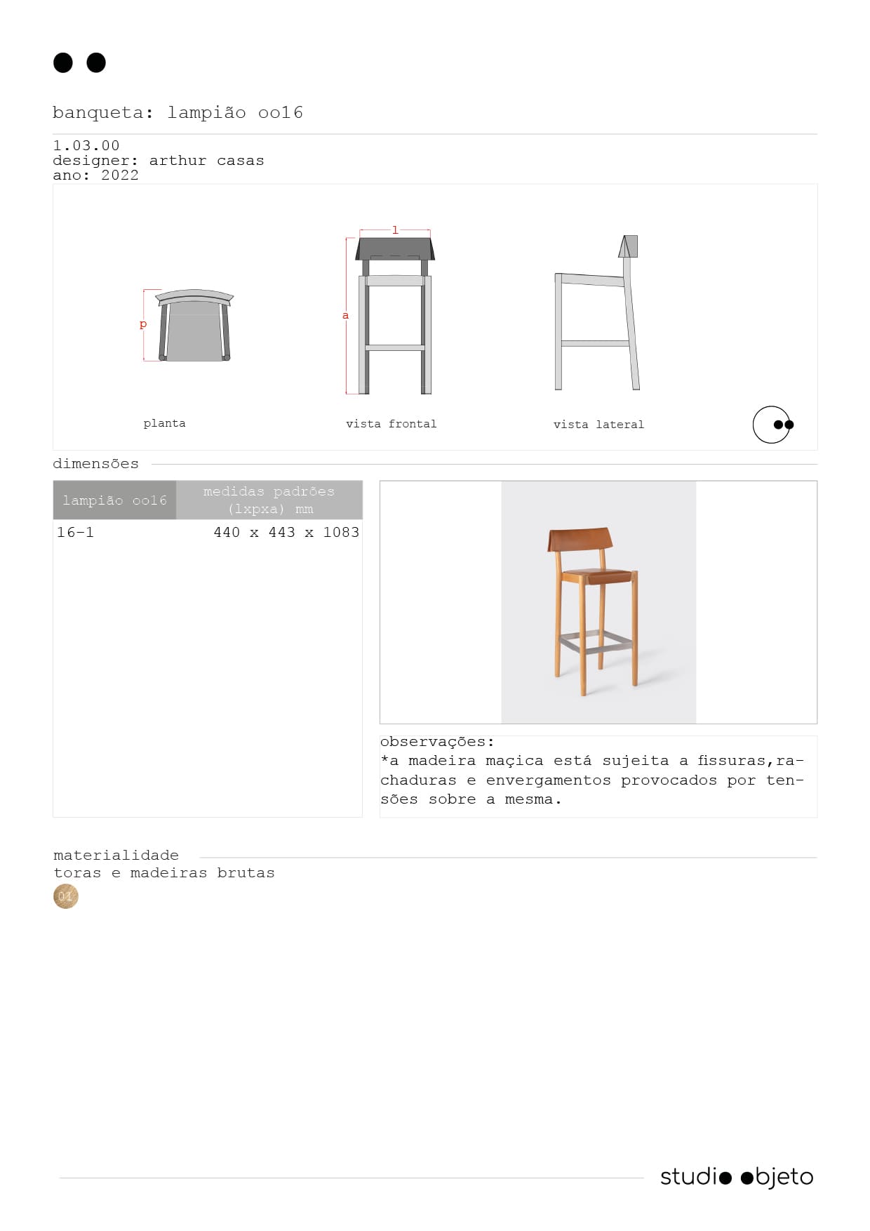 lampião oo16 – Studio Objeto