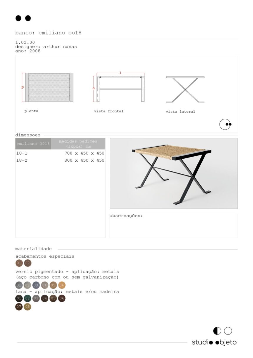 emiliano oo18 – Studio Objeto