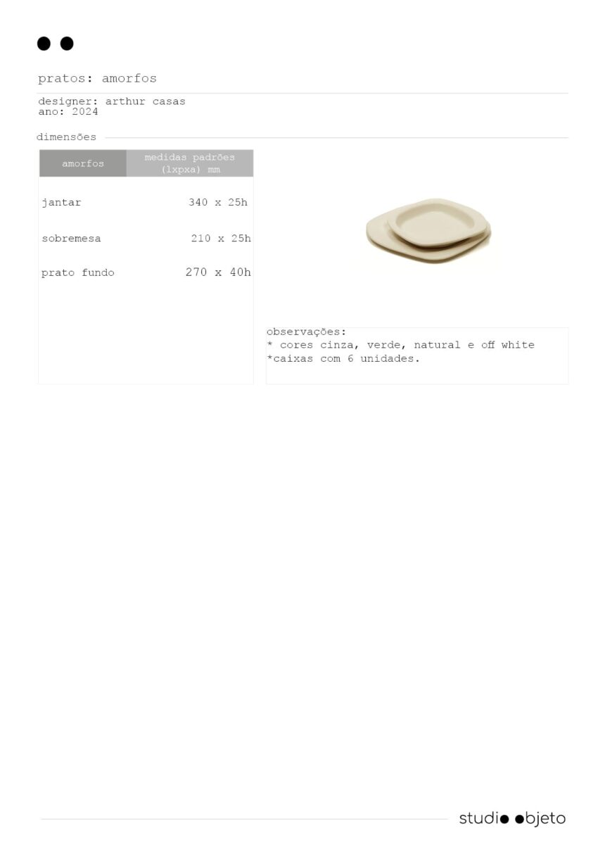 amorfa – Studio Objeto