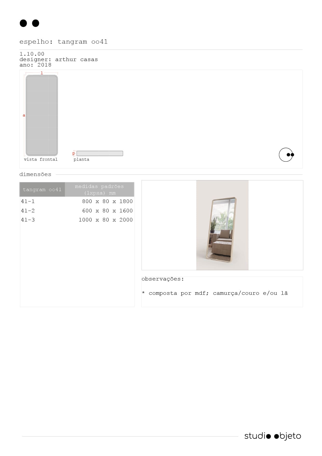 tangram oo41 – Studio Objeto