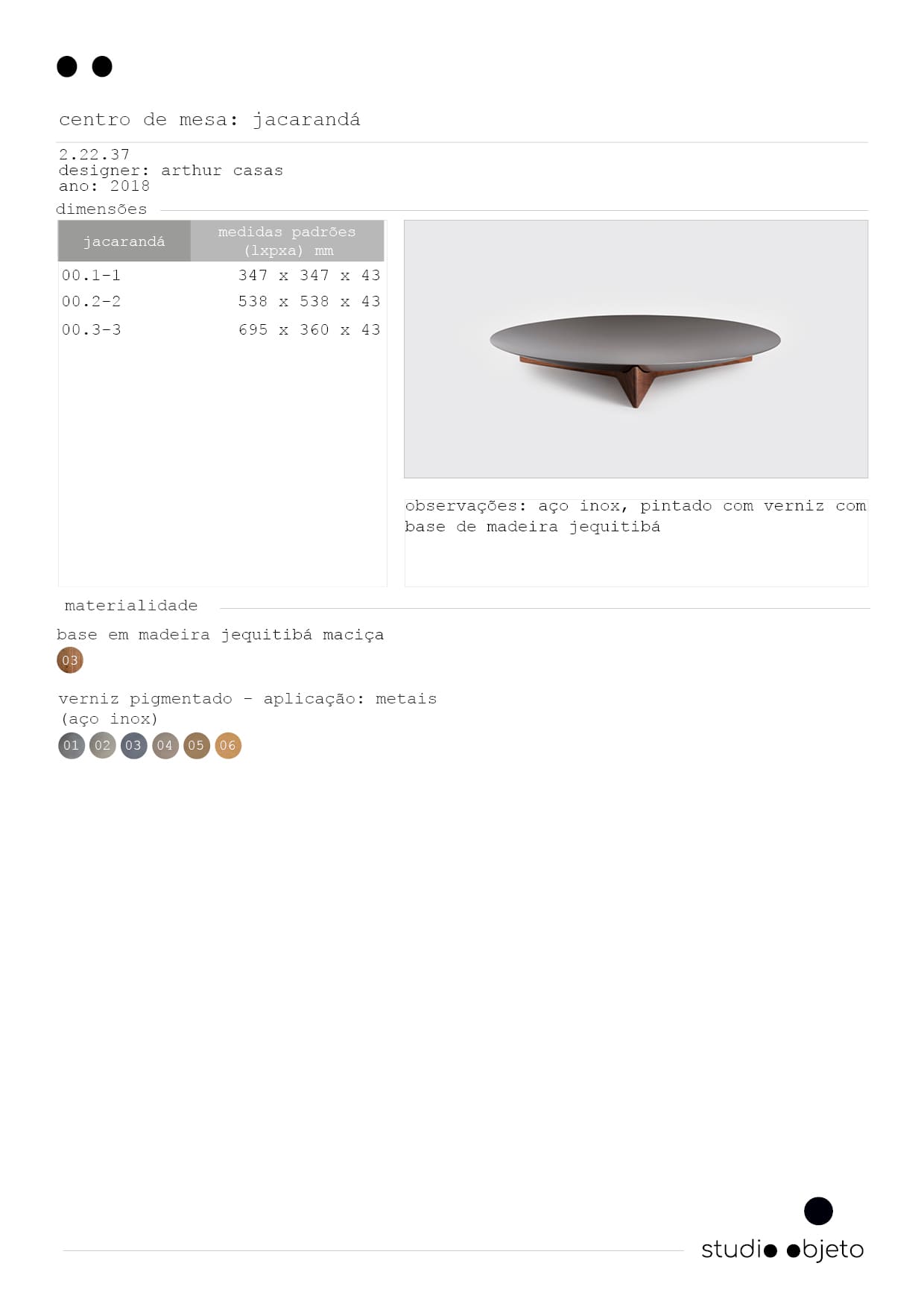 jacarandá – Studio Objeto